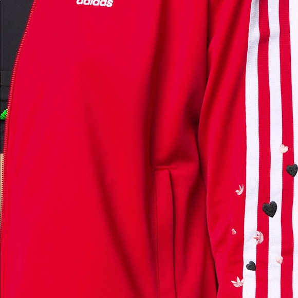 adidas | Jackets & Coats | Adidas Og Gk773 Valentine Lovehearts Jacket ...